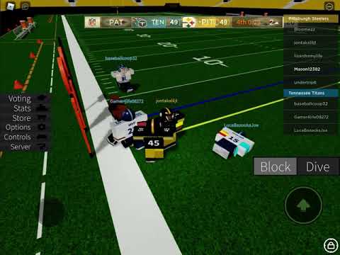 FOOTBALL FUSION Steelers VS Titans (COME BACK!!!)