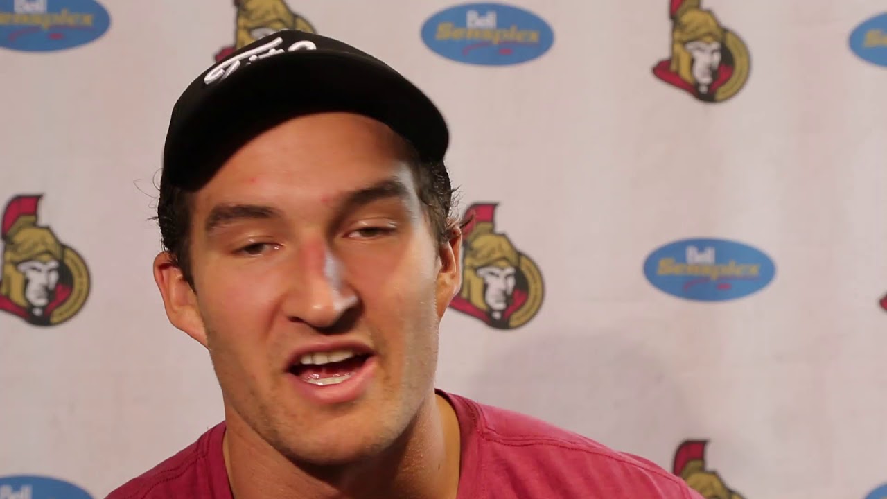 Sens forward Mark Stone visits the Senators Hockey Camps - YouTube