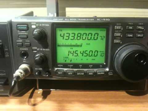 Icom IC-910H - YouTube