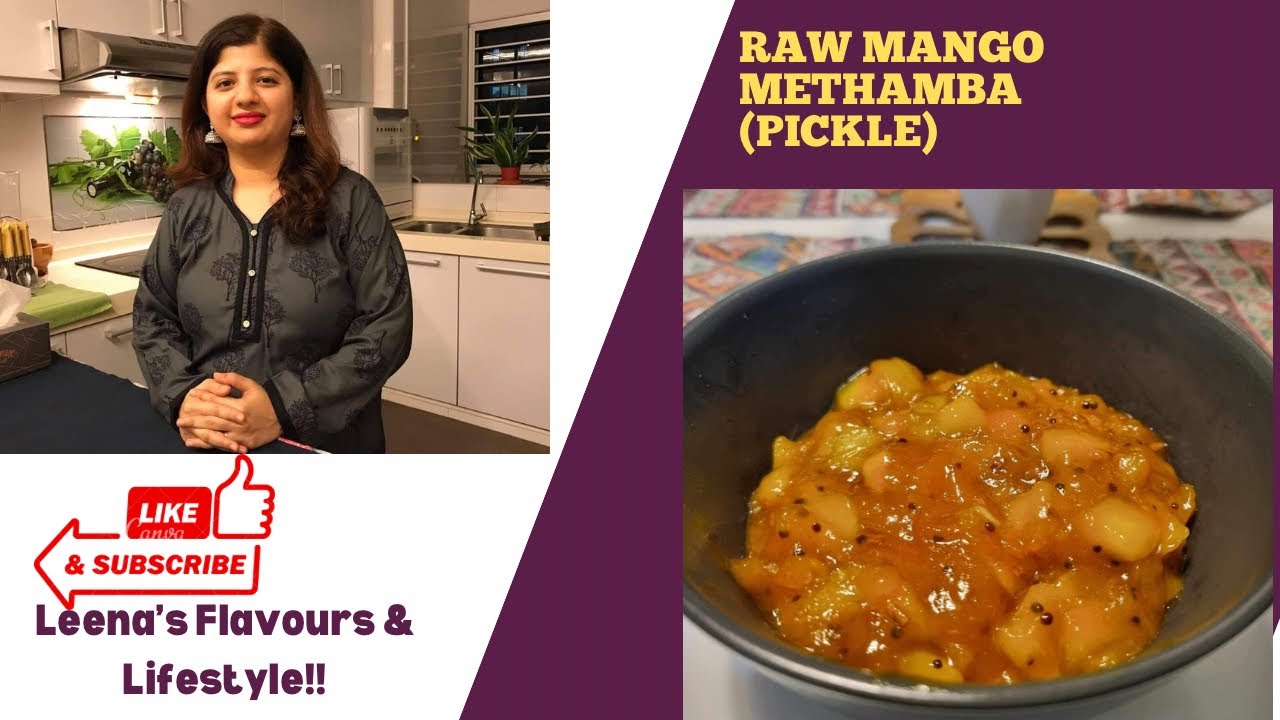 Raw Mango Methamba || Kairicha Methamba ||Methamba Pickle Recipe ...