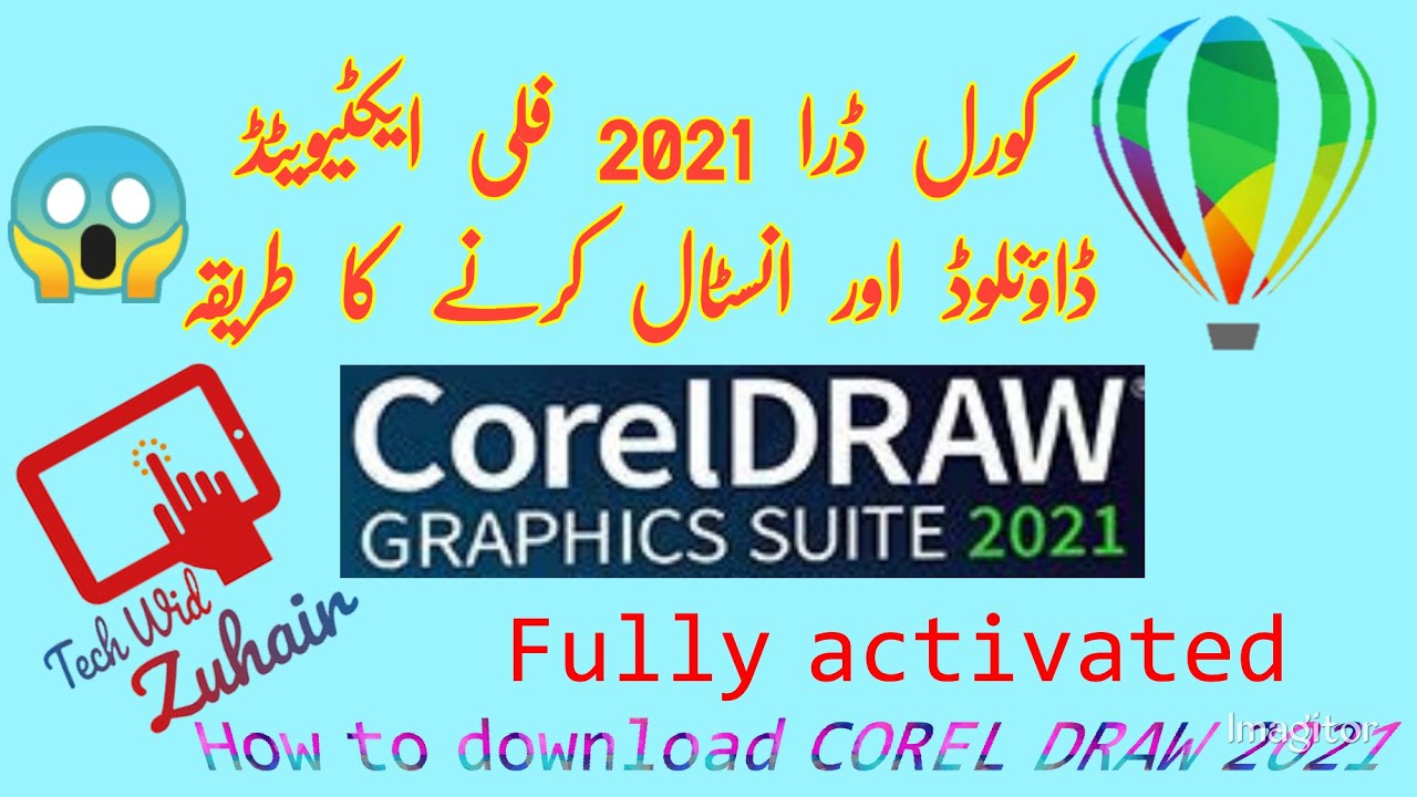 How to Download and Install Corel Draw 2021 with crack || Tech Wid ...