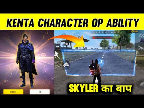 KENTA CHARACTER ABILITY | NEW CHARACTER ABILITY TEST | KENTA CHARACTER ...
