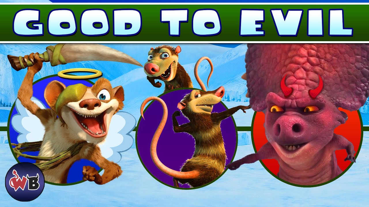 The Ice Age Adventures of Buck Wild Characters: Good to Evil - YouTube