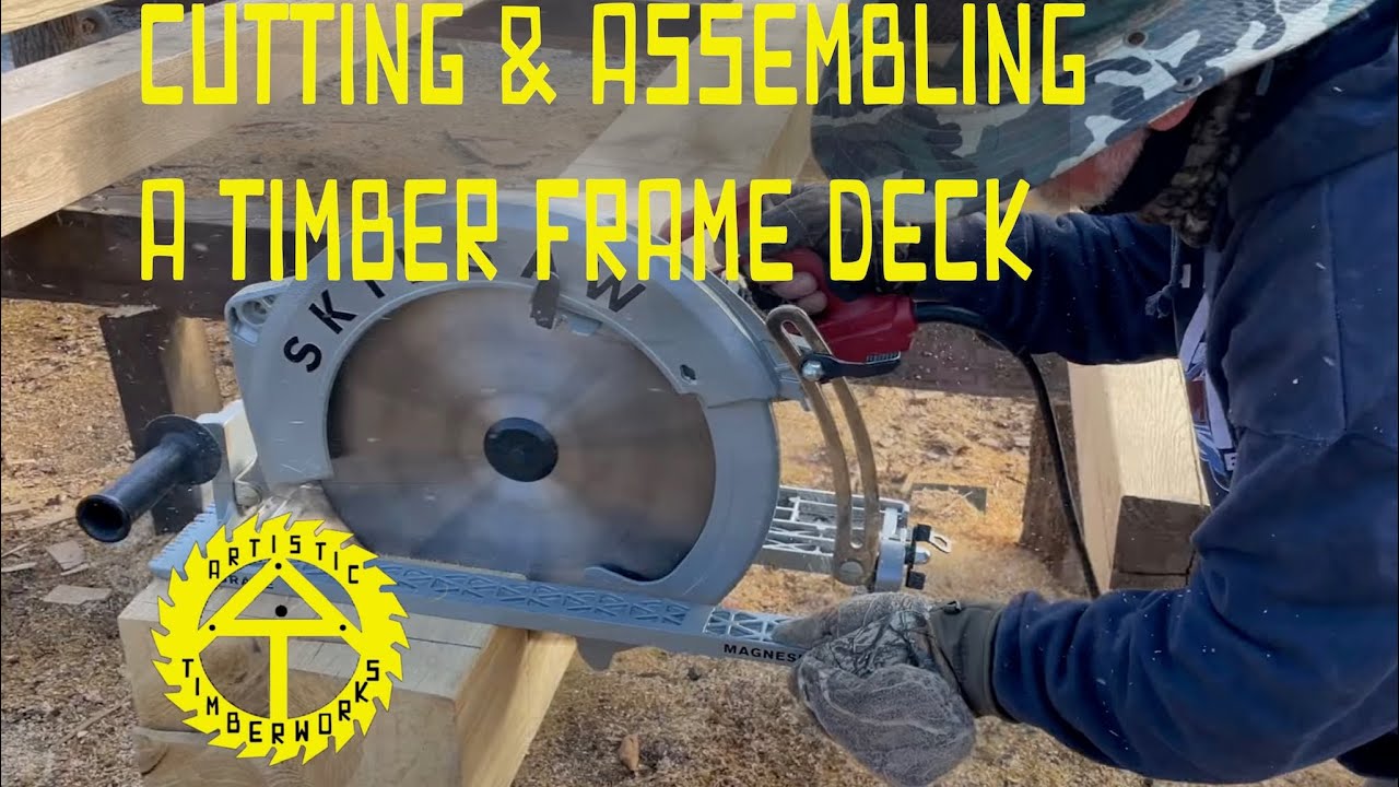 Timber Frame Deck Cutting Tutorial Series Makita 7401 Chain Mortiser ...