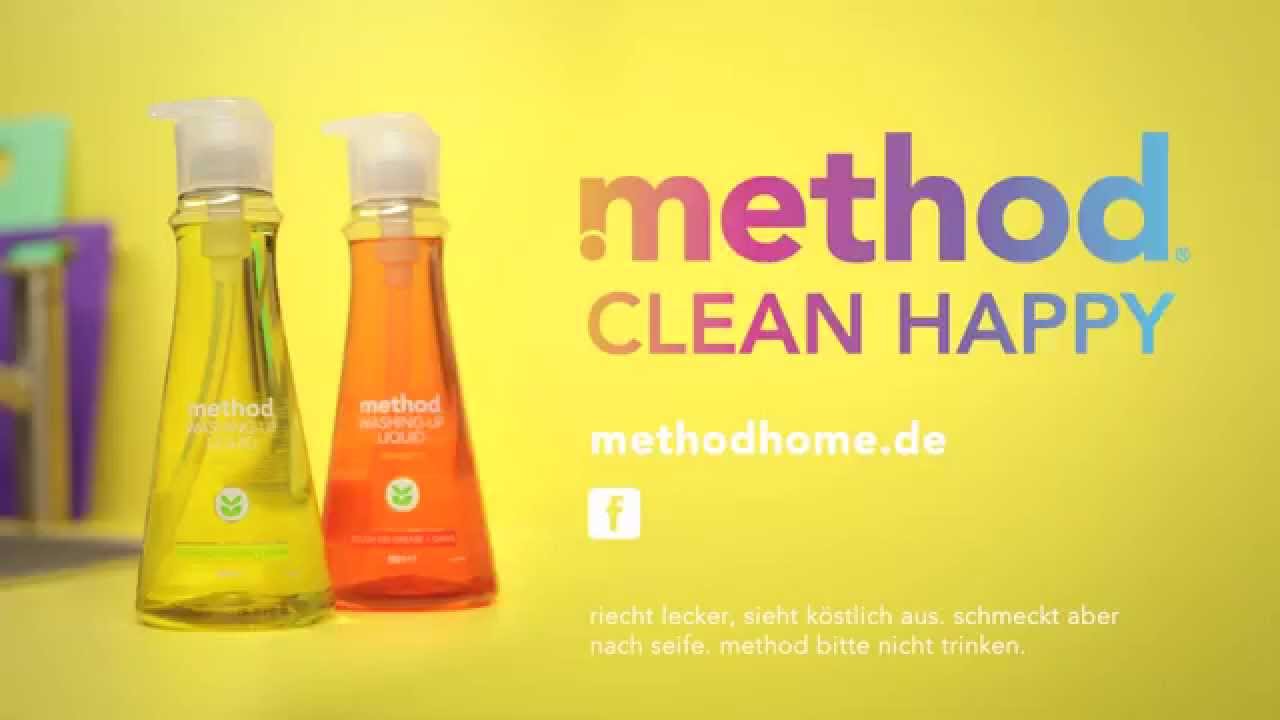 method spülmittel - how to clean happy - YouTube