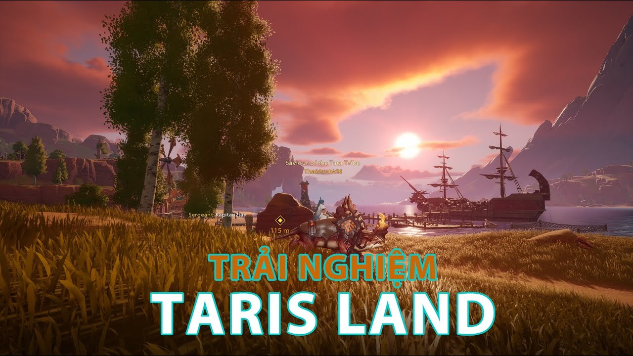 TARIS LAND MOBILE: Cùng trải nghiệm game MMORPG mới nào anh em - YouTube