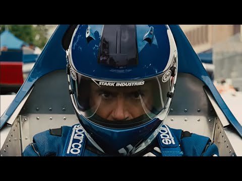 Maître Gims Habibi avec Iron Man au GP de Monaco