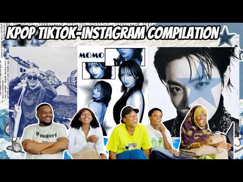 Our Reaction To| Kpop tiktok- instagram compilation❤🥰🔥🔥