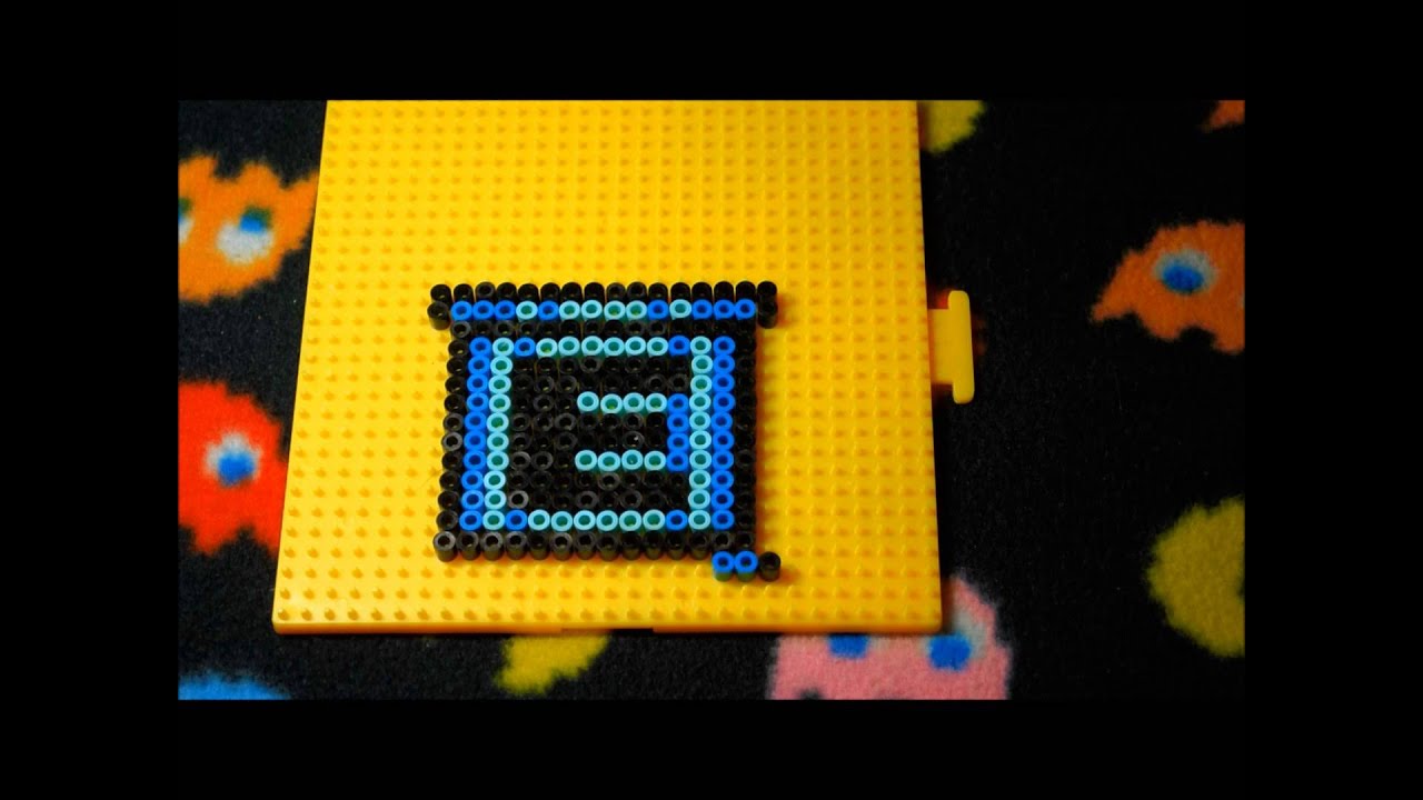 ~ Megaman E-Tank~ Perler Bead ~ Stop Motion - YouTube