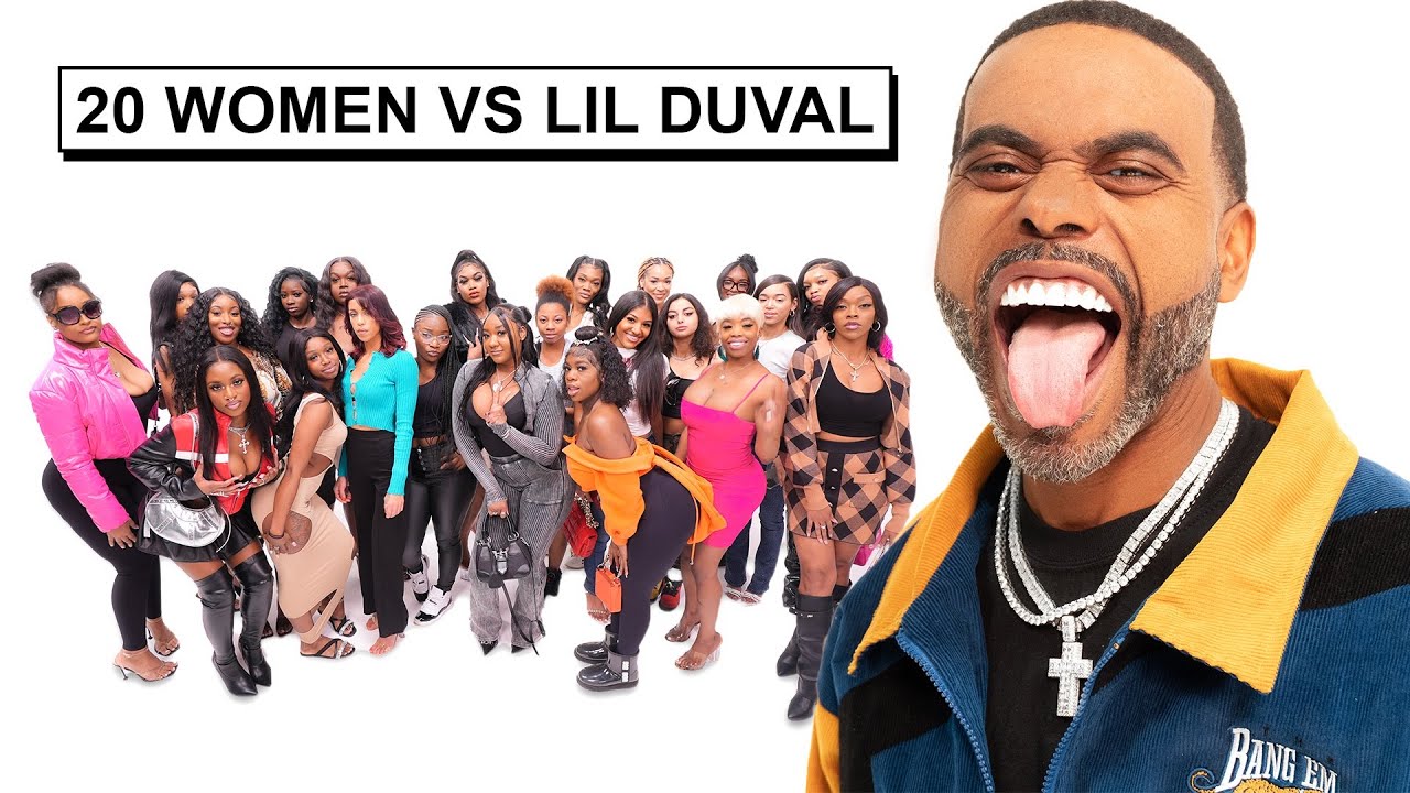 20 WOMEN VS 1 COMEDIAN : LIL DUVAL - YouTube