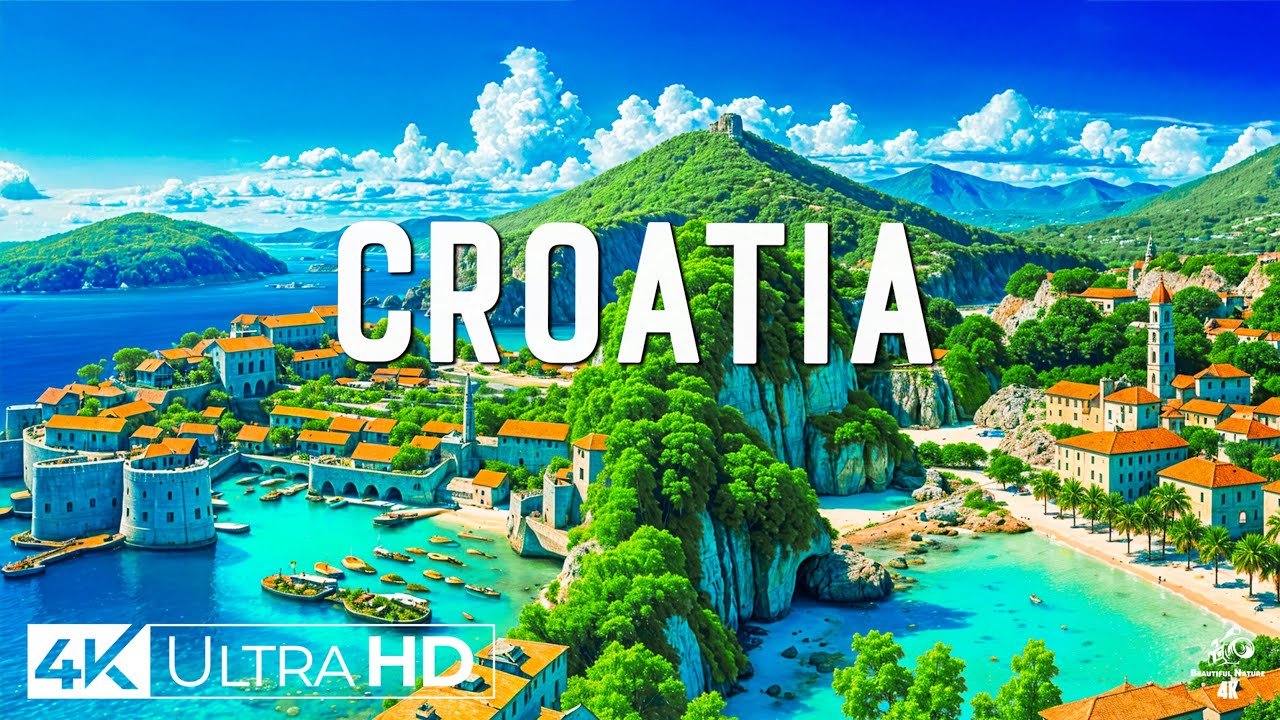 CROATIA 4K – Adriatic Beauty and Timeless Charm with Relaxing Music ...