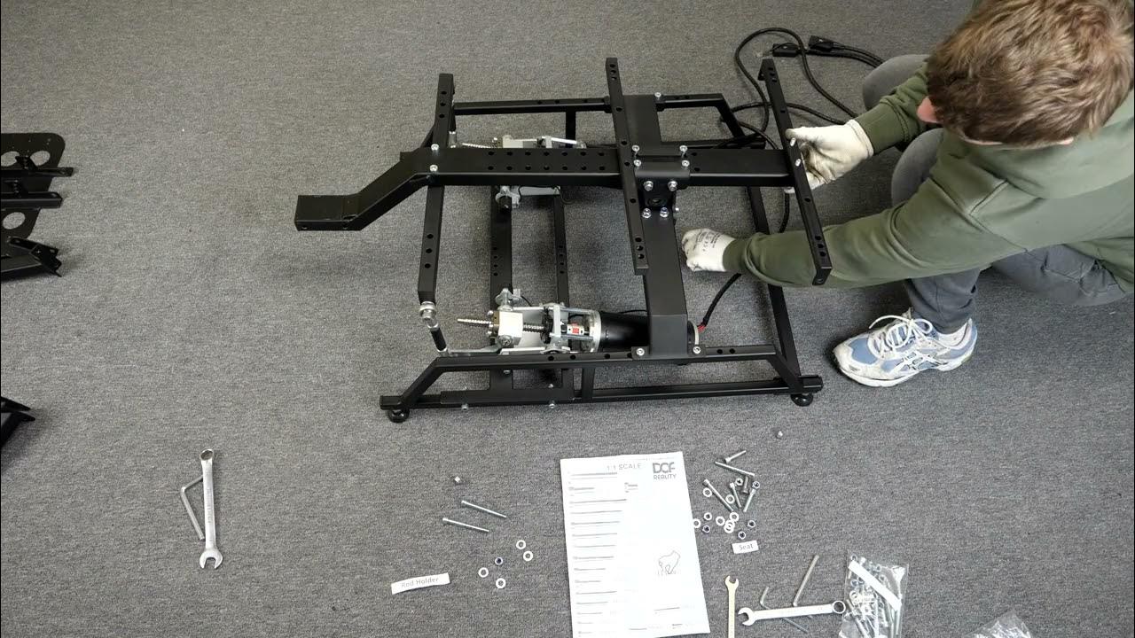 Assebly 2DOF DOF REALITY SFU motion simulator - YouTube
