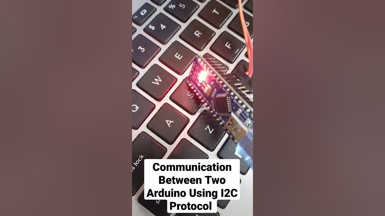 Communication Between Two Arduinos Using I2c Protocol Matrix Keypad