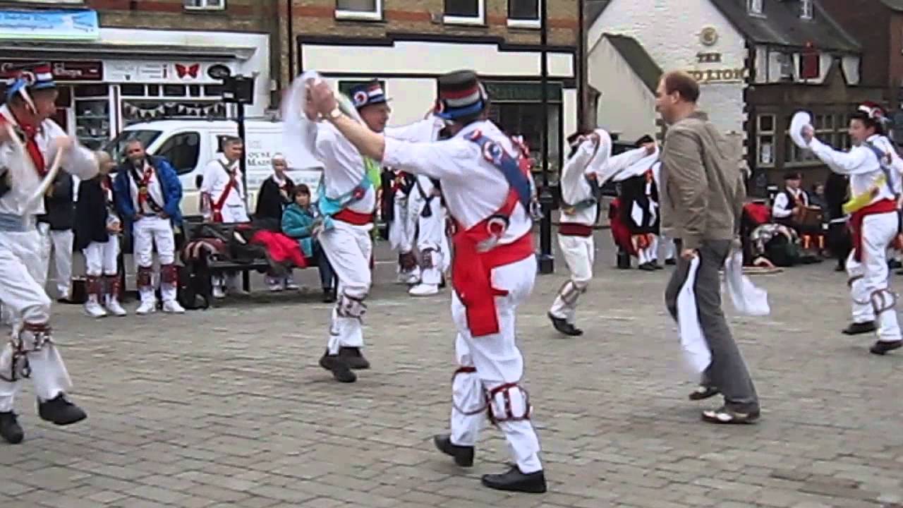 Brackley Morris Men - Chicken Chasing - Bampton - YouTube