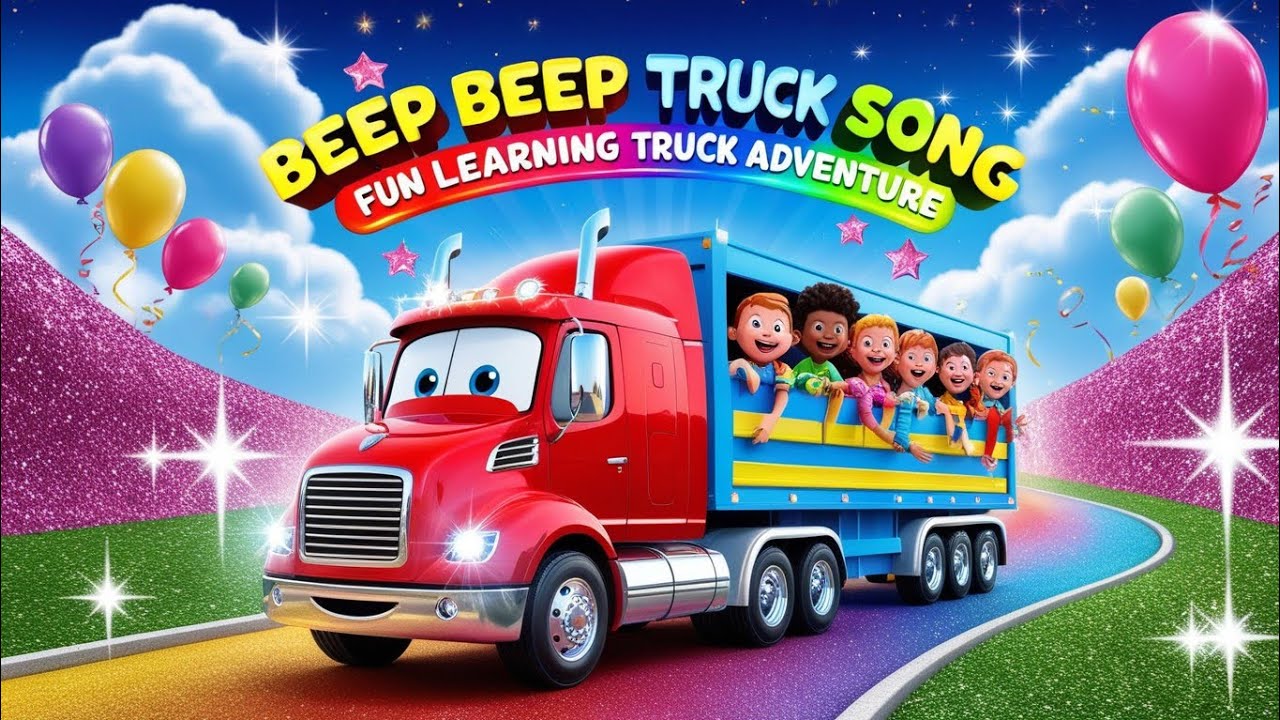 Beep Beep Truck Song for Kids - Fun Learning with Trucks | Magical Truck Adventure - YouTube