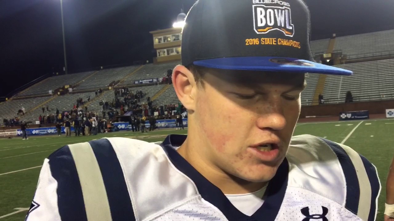 Adam Fulton discusses Farragut's rally to a state title - YouTube