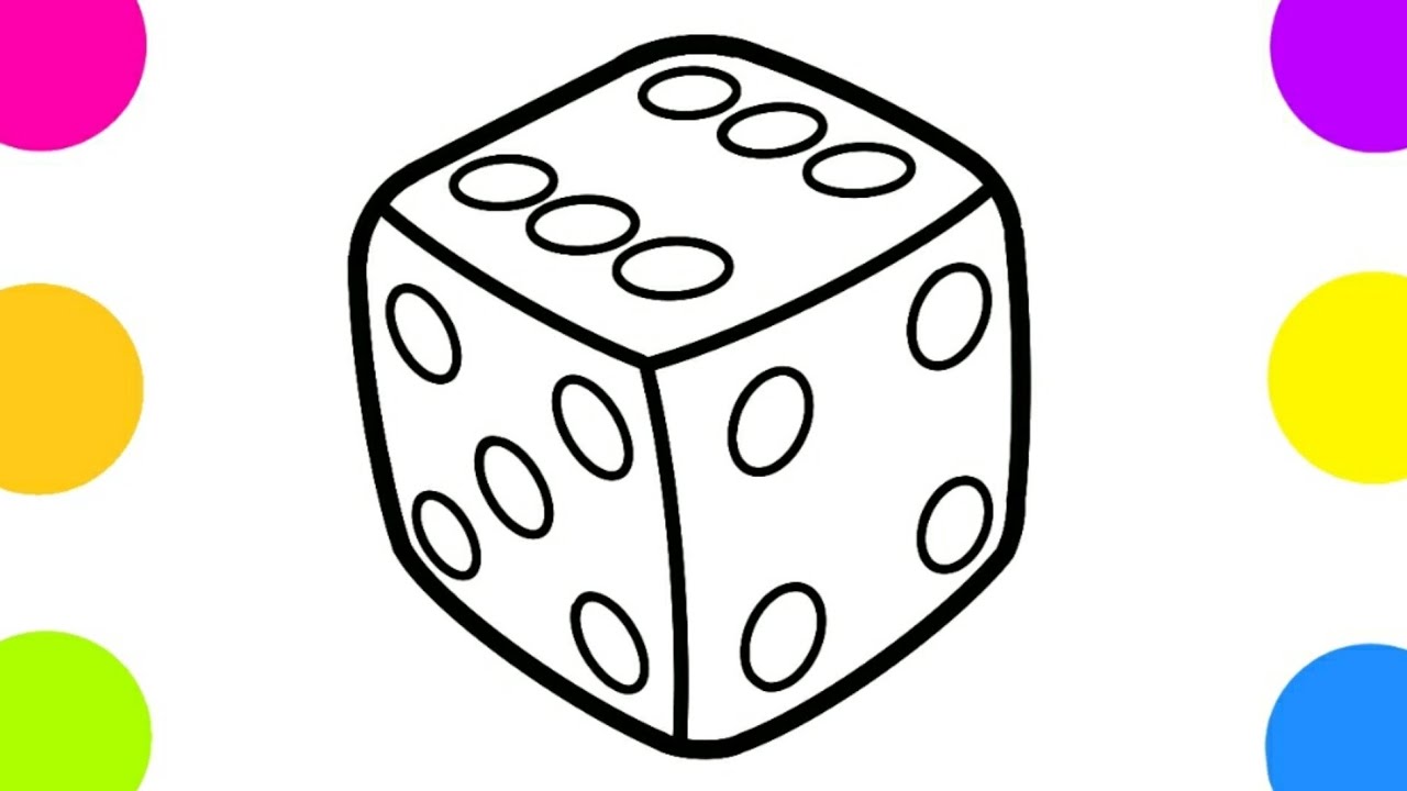 COMO DESENHAR UM DADO PASSO A PASSO!! | Desenhos infantis - YouTube