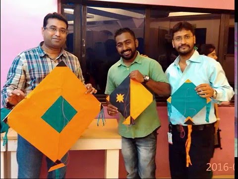 Kite Making Competition - January 2016 - YouTube