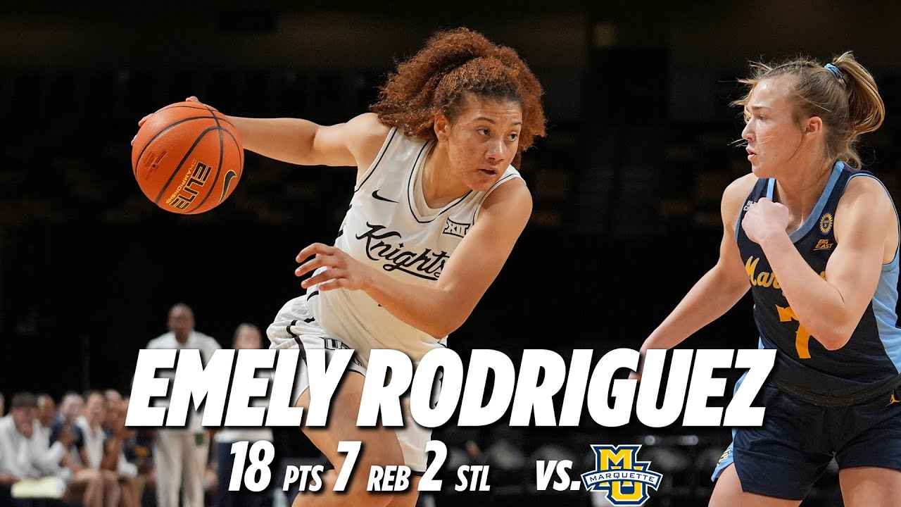 Emely Rodriguez (UCF Women's Basketball) HIGHLIGHTS vs. Marquette - YouTube