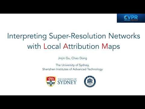 [CVPR2021] Interpreting Super-Resolution Networks with Local Attribution Maps - YouTube
