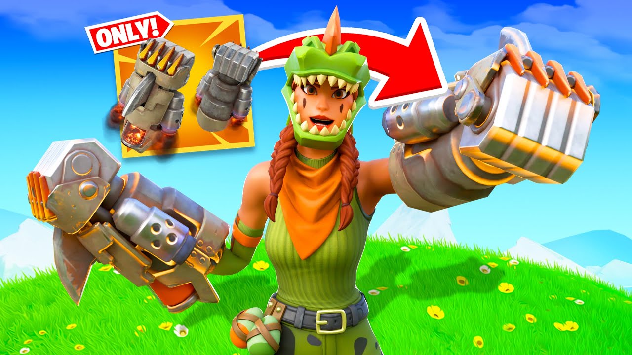 The NITRO FISTS *ONLY* Challenge in Fortnite! - YouTube