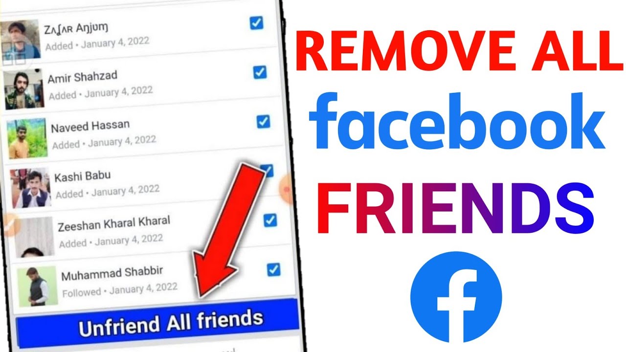How To Remove All Facebook Friends in One Click | Remove All Facebook ...