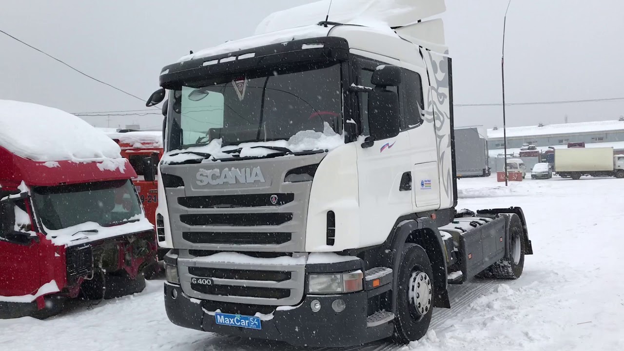 Обзор тягача Scania g400 2013 г.в. - YouTube
