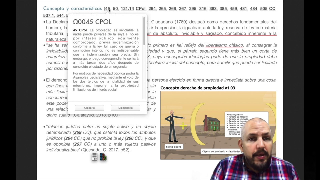 Derecho de propiedad civil. Concepto y generalidades. - YouTube