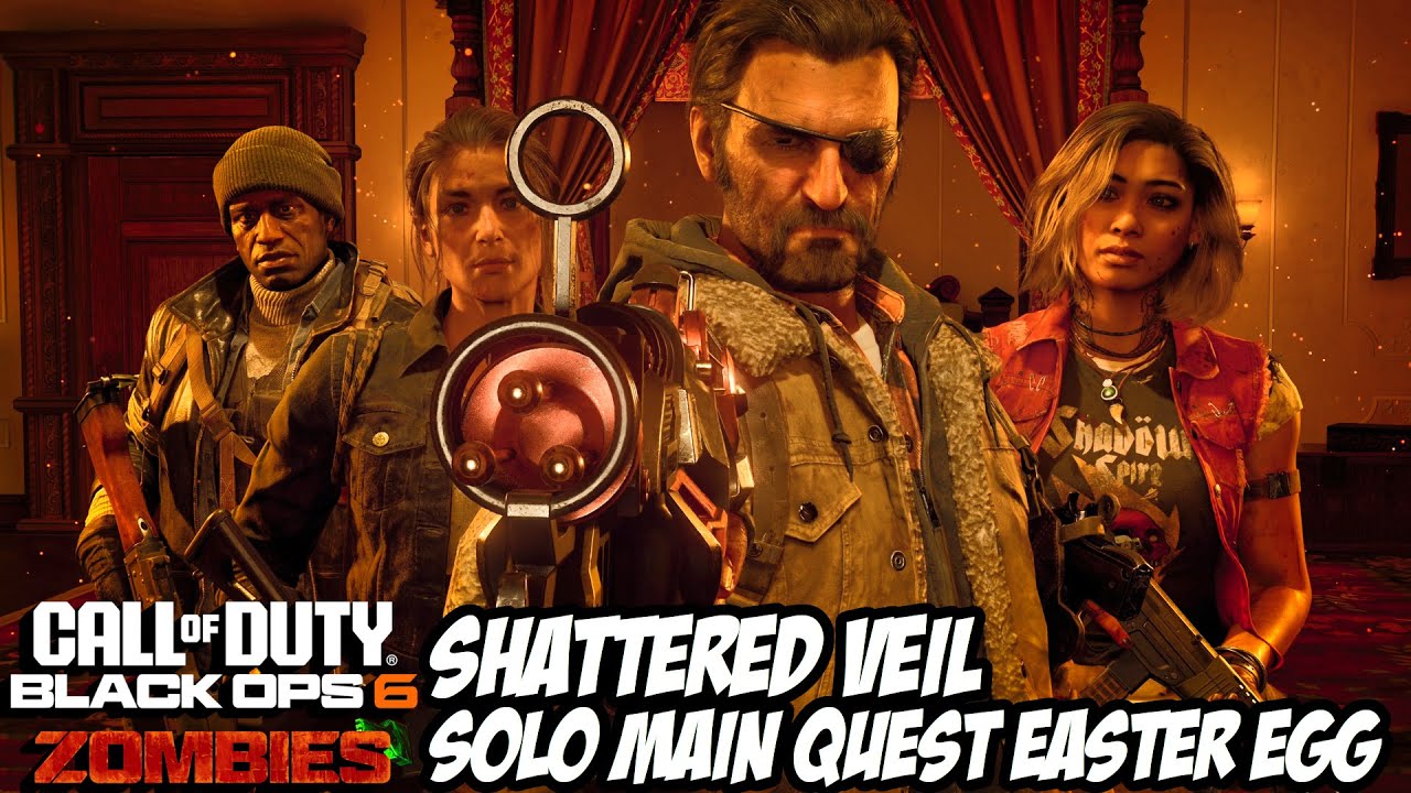 SHATTERED VEIL SOLO MAIN QUEST EASTER EGG - CALL OF DUTY BLACK OPS 6 ...