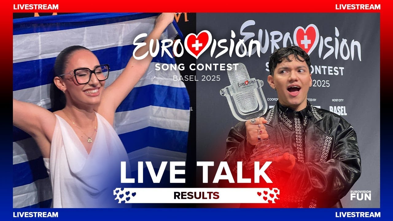 Live Talk! EUROVISION 2025 FINAL RESULTS - EurovisionFun Live Stream ...