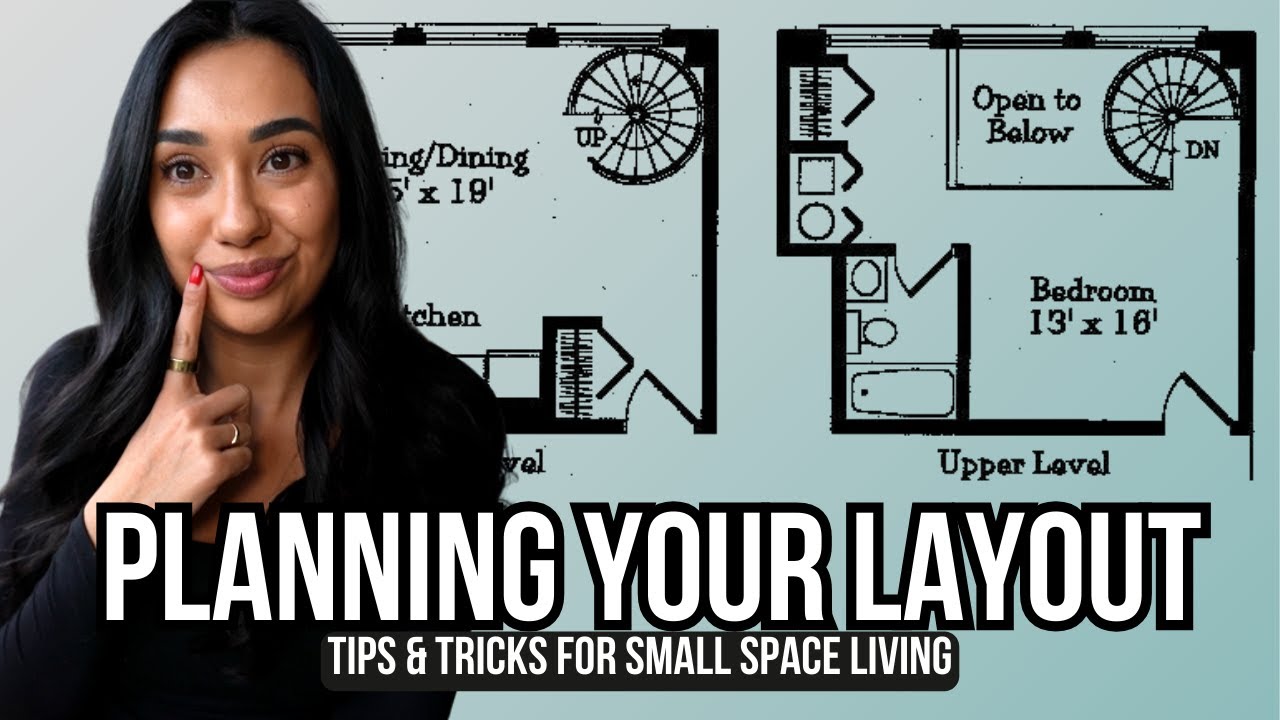 Small Space Living Tips & Tricks | PLAN YOUR LAYOUT - YouTube