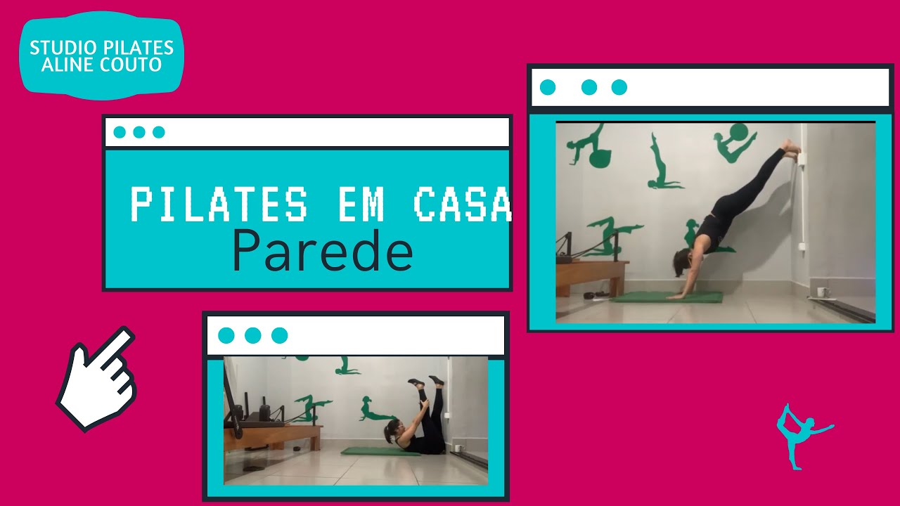 Dia 37 Pilates em casa(parede) - YouTube