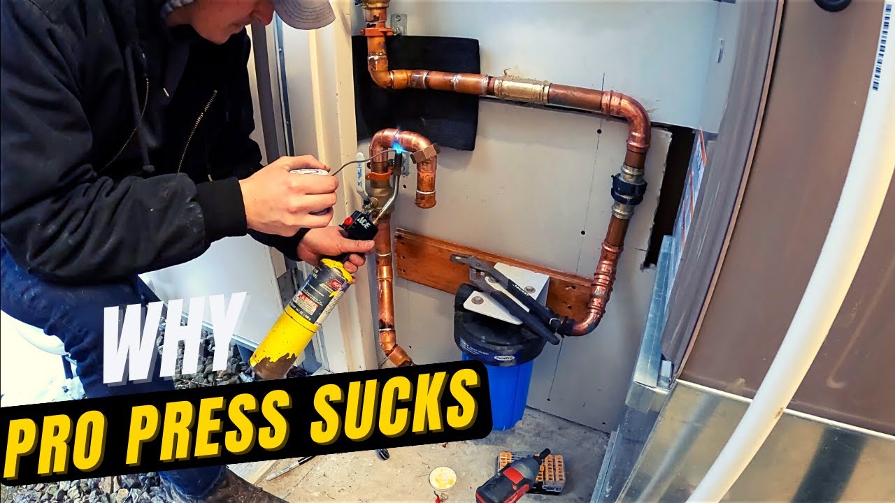 Pro Press sucks? When you have to repair a leak. #2 - YouTube