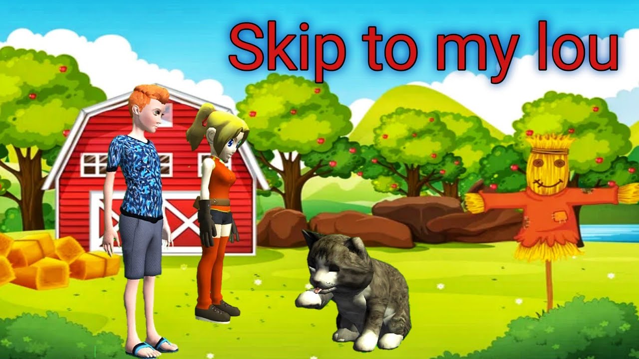 Skip to my lou । Skip to my lou cartoon video।@LooLooKids - YouTube