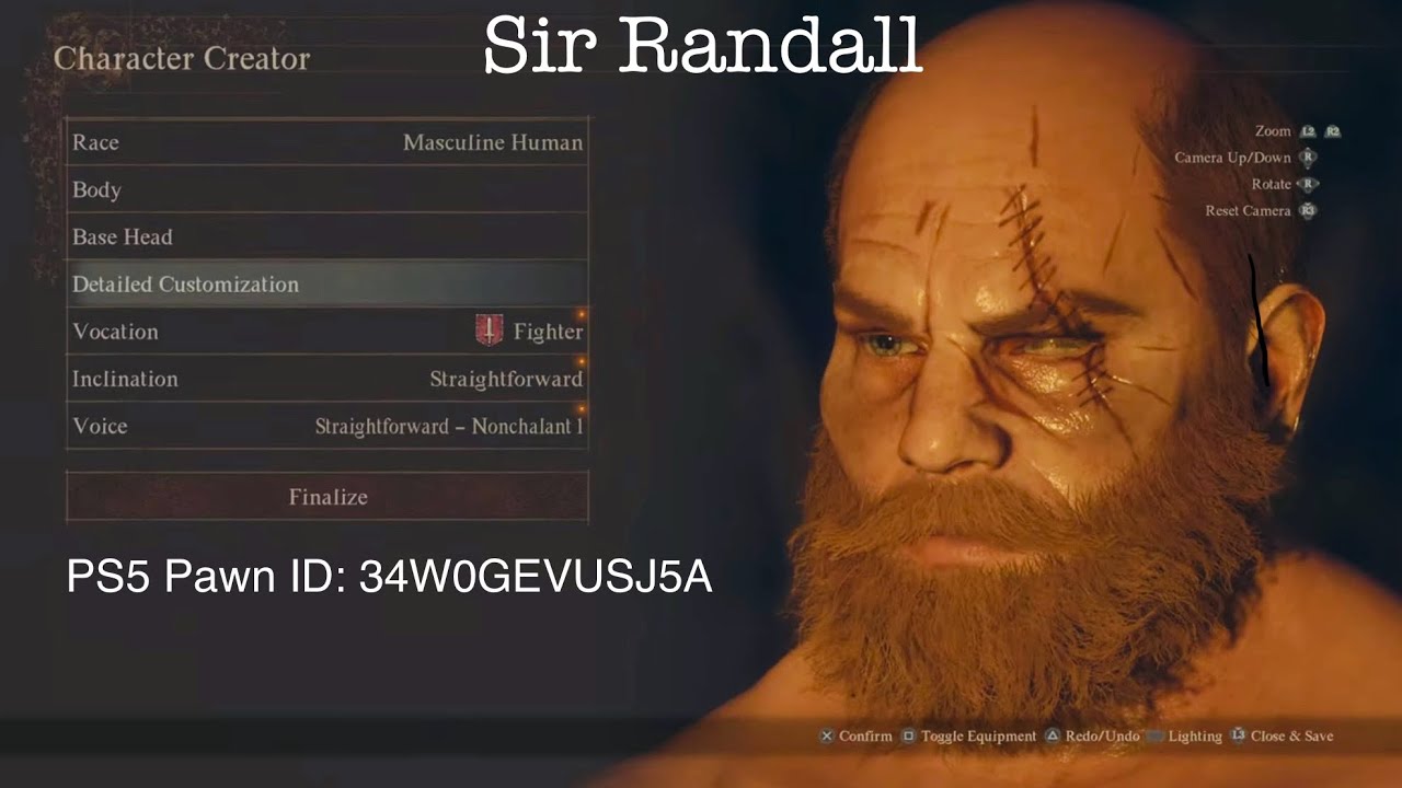 Creating Sir Randall 2.0 the Grizzled Fighter / Warrior in Dragon's ...