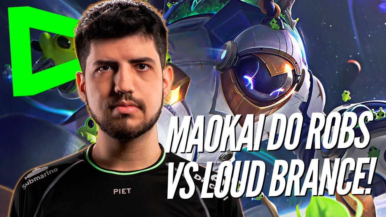 LOUD ROBO TESTOU O NOVO MAOKAI TOP VS LOUD BRANCE AQUECIMENTO WORLDS ...