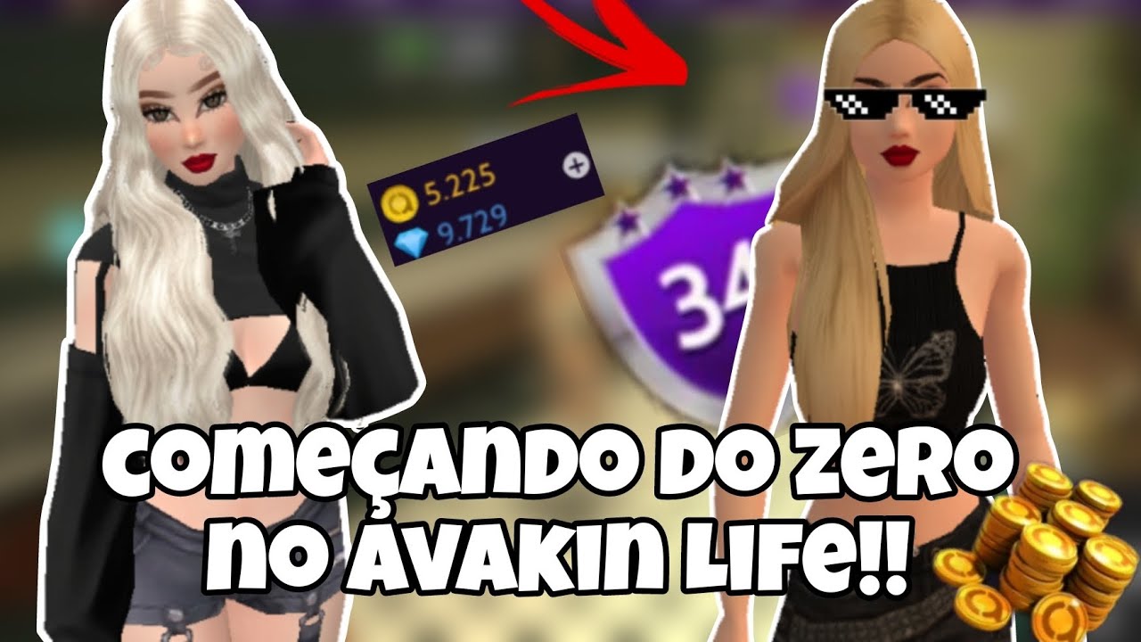 COMPREI MEU PRIMEIRO CONJUNTO DE ANIMAÇÃO NO AVAKIN LIFE!!#2 ...