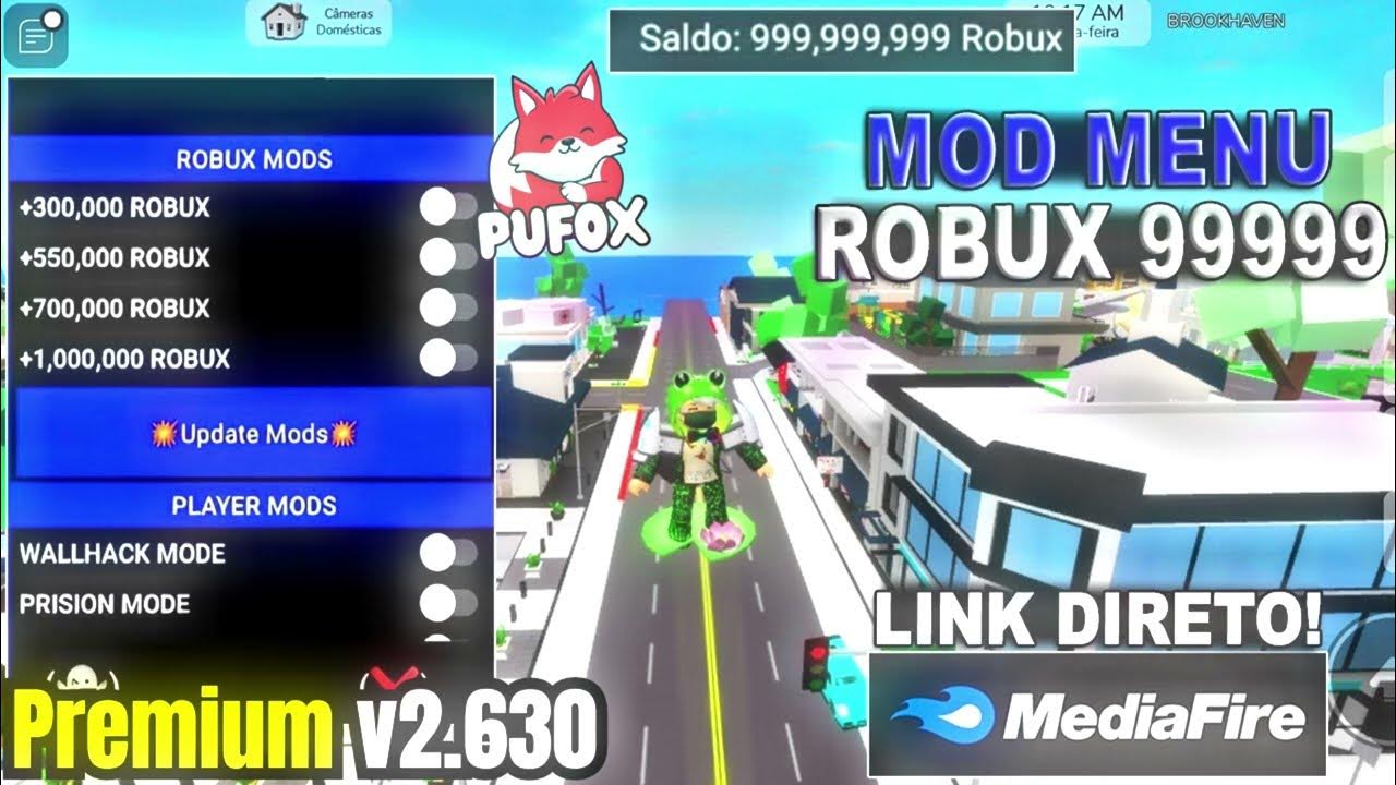 Roblox Mod Menu 2.630.557 Free robux and shopping | Fly, Speed ...
