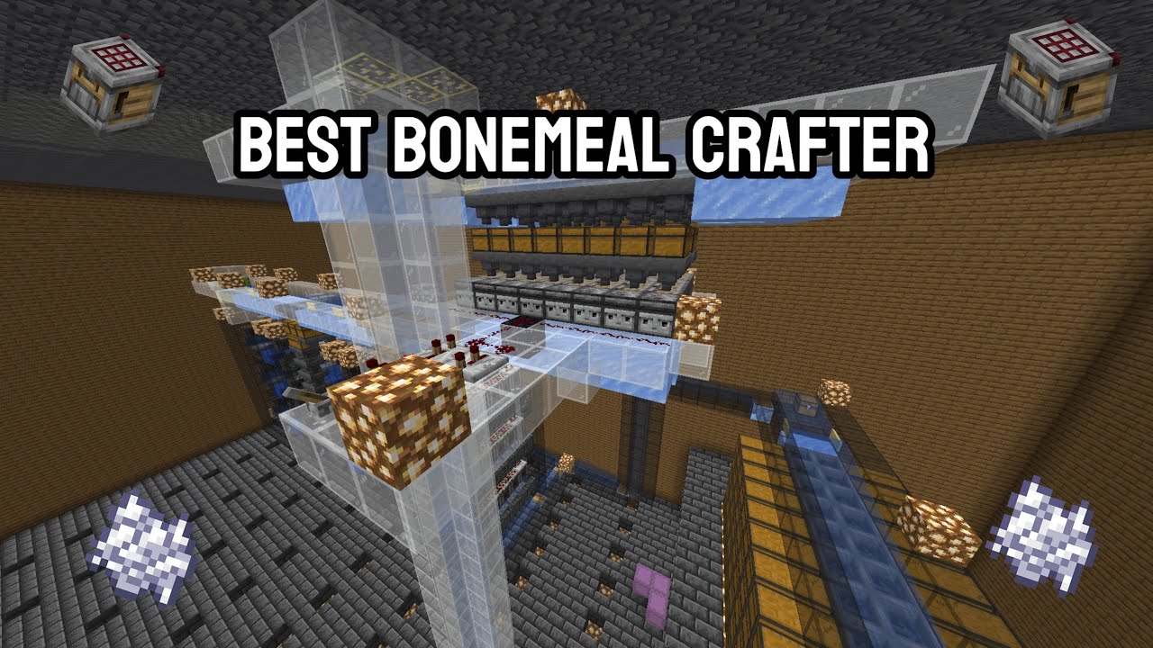 Best Bonemeal Auto Crafter (Ghosty's Crafter Design v1) - YouTube