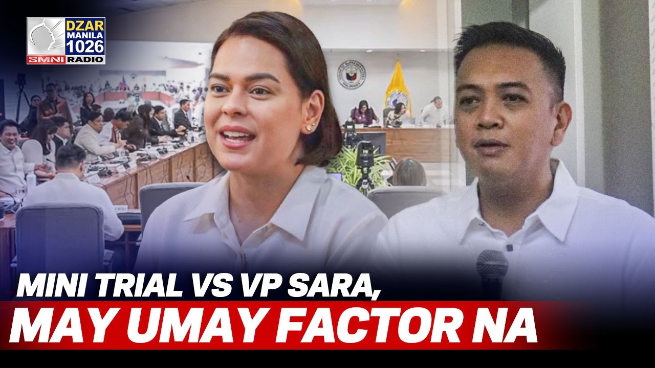 Prof. Eric de Torres: May ‘umay factor’ na sa mini trial vs VP Sara ...