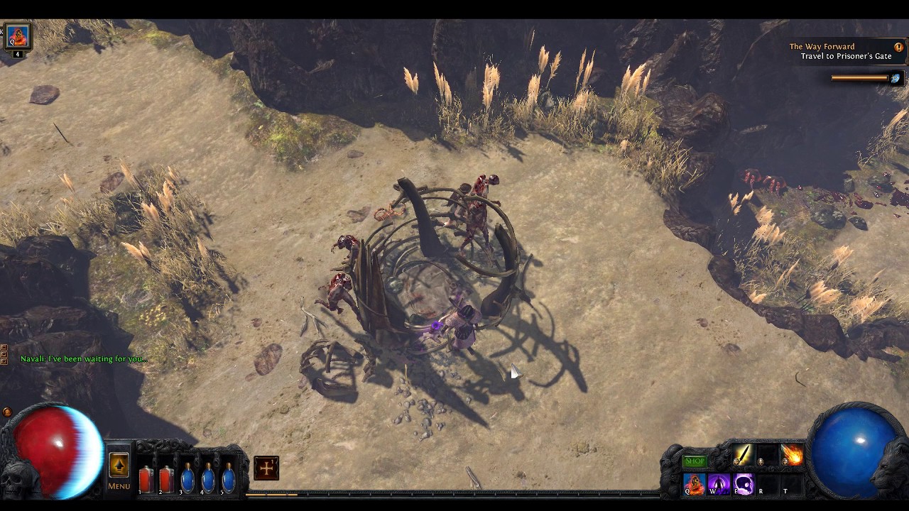 Path of Exile - The Climb & Prophecy(Navali) Gameplay - YouTube