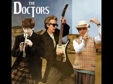 Doctor Who theme on guitar, spoons, and recorder - YouTube