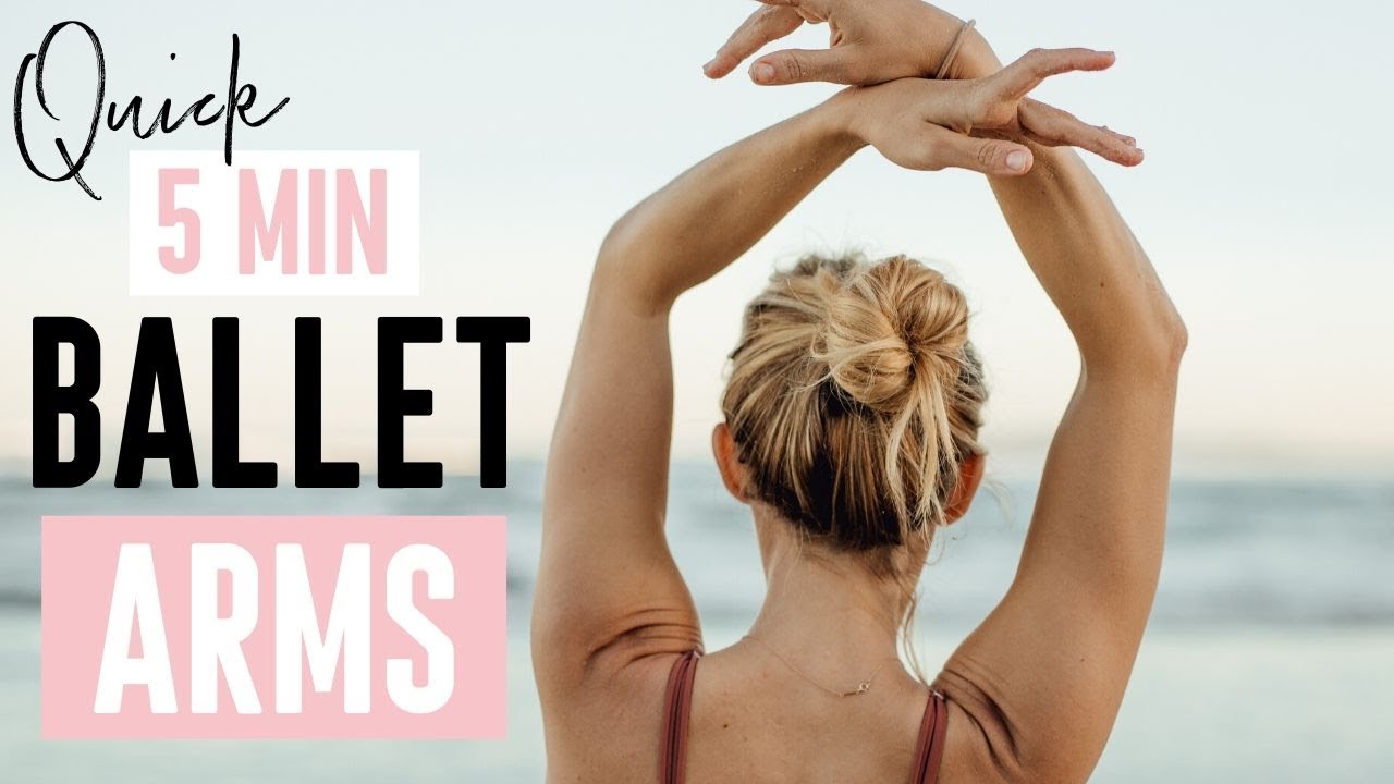 Quick 5 Minute Toned Ballet Arms! - YouTube