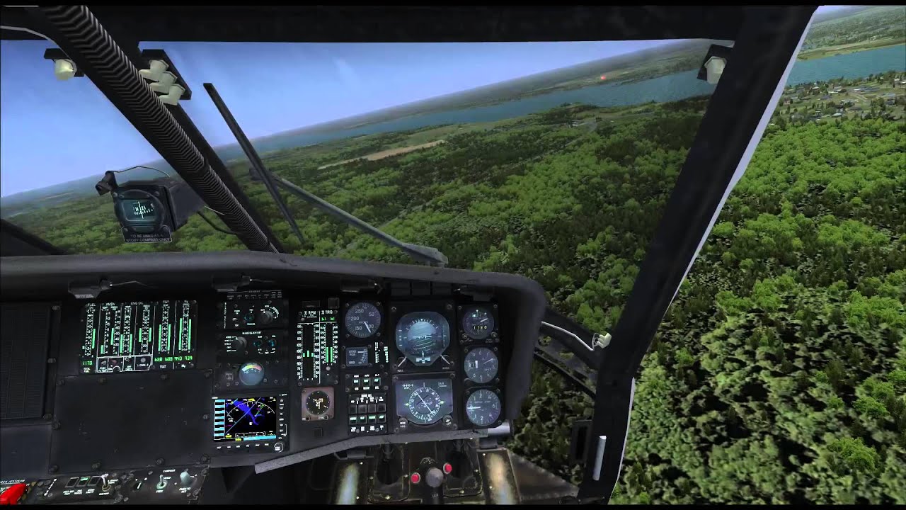 FSX VATSIM HELI Helicopter World Travel Flight 77 KEWN - YouTube