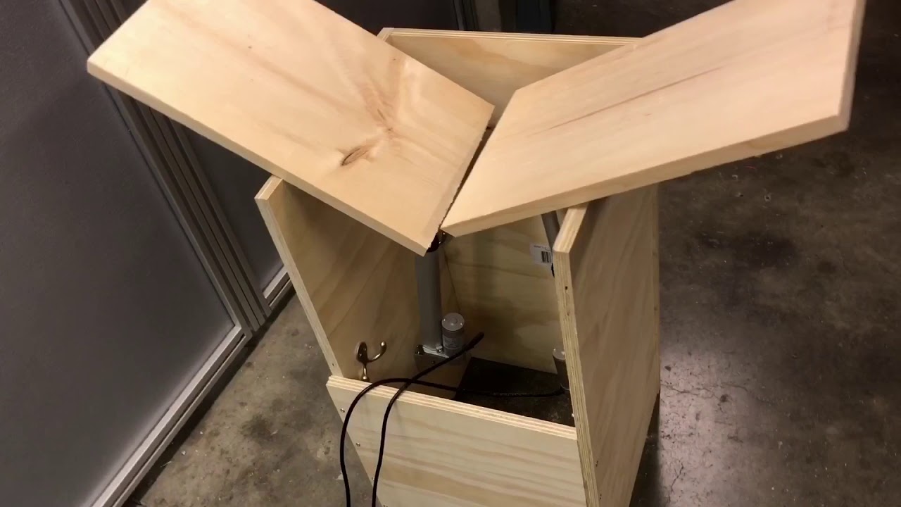 Self cleaning table closer look - YouTube
