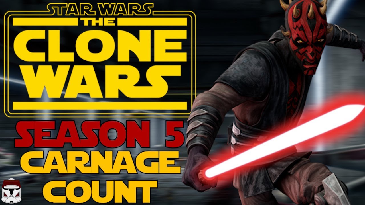 Star Wars The Clone Wars Season 5 Carnage Count - YouTube