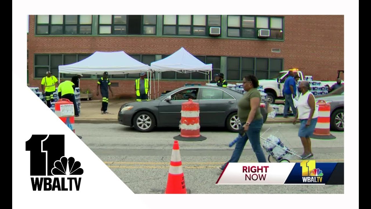 Some Baltimore seniors have difficulty getting fresh, clean water - YouTube