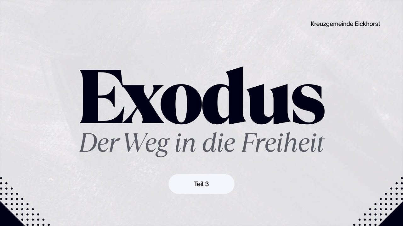EXODUS | Durch das Meer – Vertrauen auf dem Prüfstand | Jan Scheuermann ...