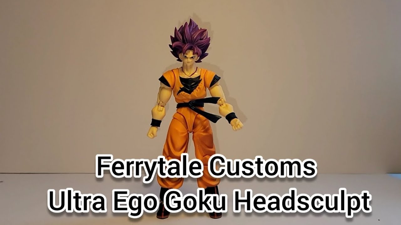 Goku Ultra ego Headsculpt by ferry tale customs review. A custom sculpt ...