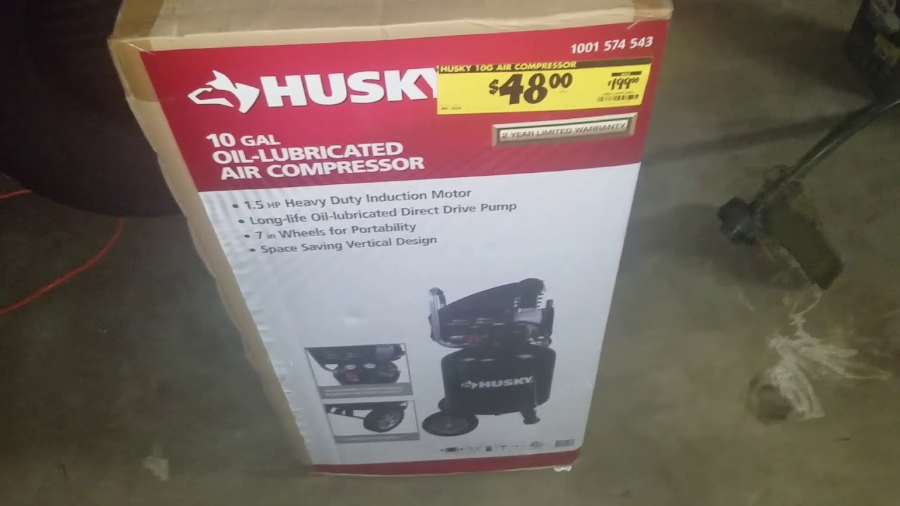 Home depot clearance air compressor - YouTube